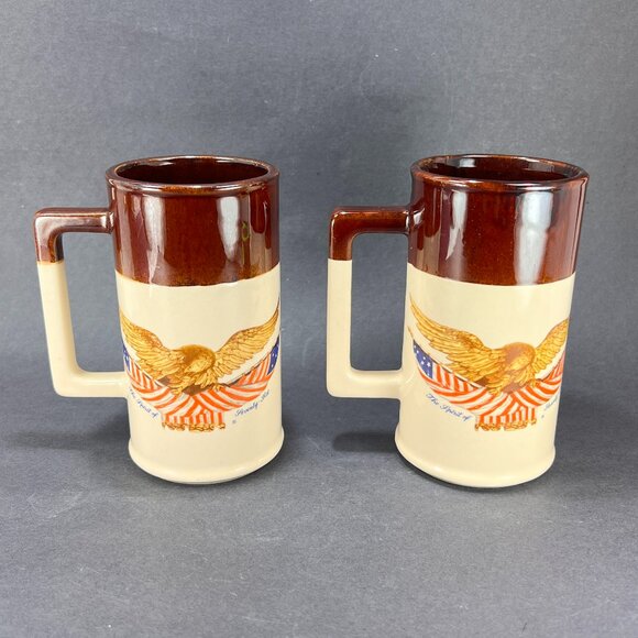 Mccoy | Dining | Vtg Mccoy Pottery Spirit Of 76 Stein Mug Stoneware ...